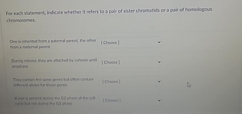 Solved For each statement, indicate whether it refers to a | Chegg.com