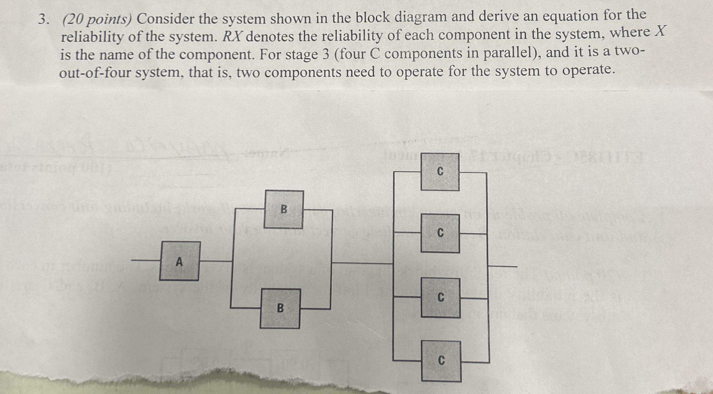 Solved (20 ﻿points) ﻿Consider the system shown in the block | Chegg.com