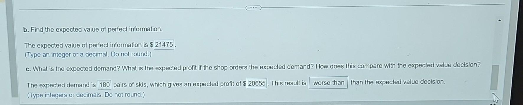 Solved The best decision from an expected value basis is to | Chegg.com