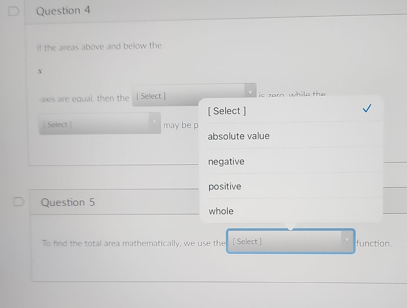 Solved For net signed area, the regions where the function | Chegg.com