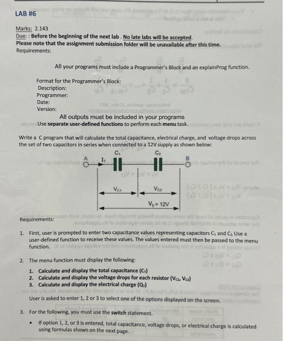 Solved Marks: 2.143 Due: : Before the beginning of the next | Chegg.com