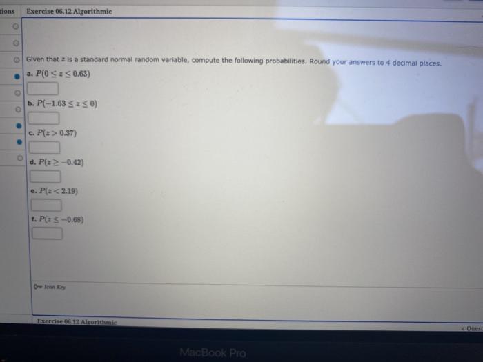 Solved tions Exercise 06.12 Algorithmic Given that is a | Chegg.com