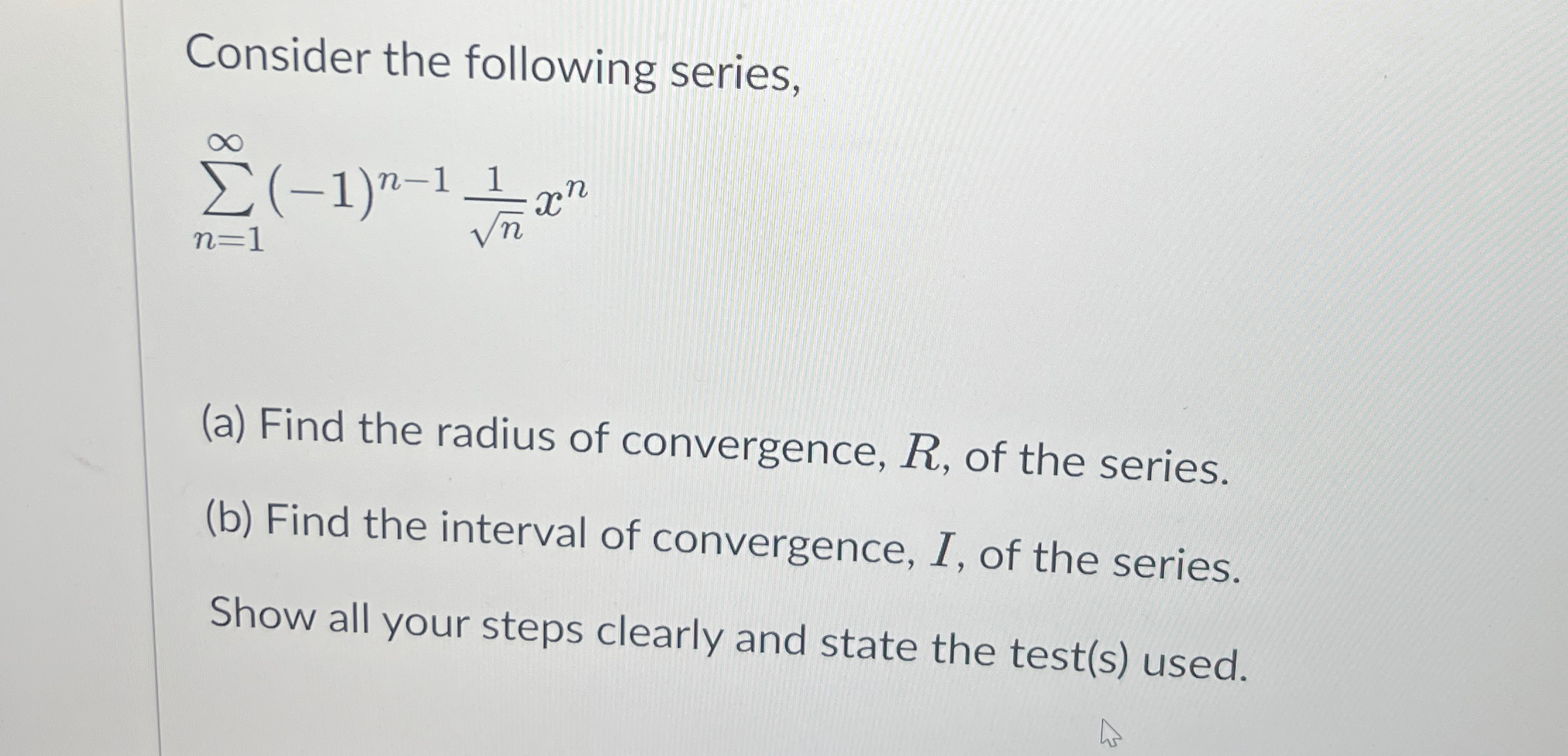 Solved 6. ﻿Consider the following | Chegg.com