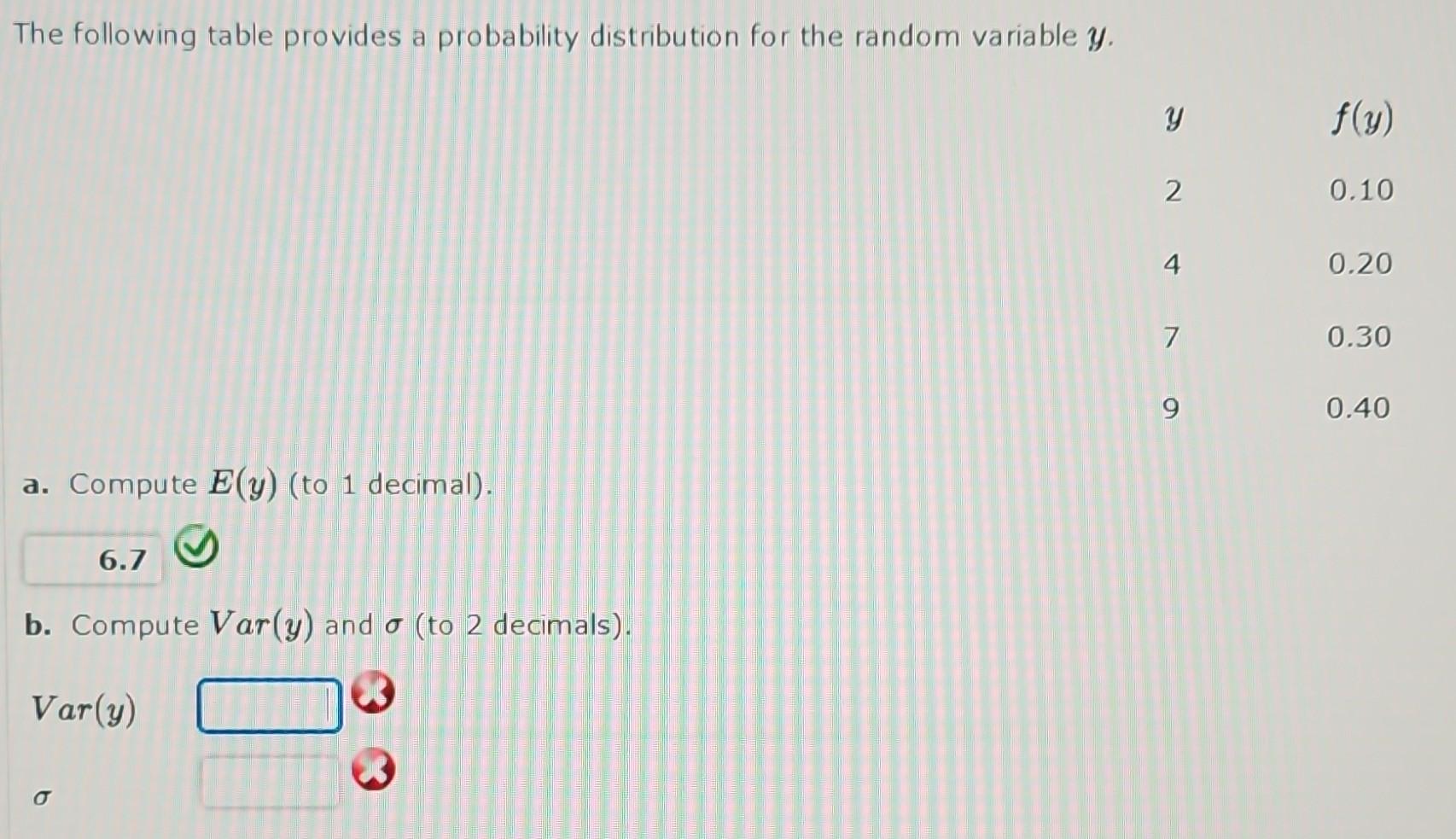 Solved The following table provides a probability | Chegg.com