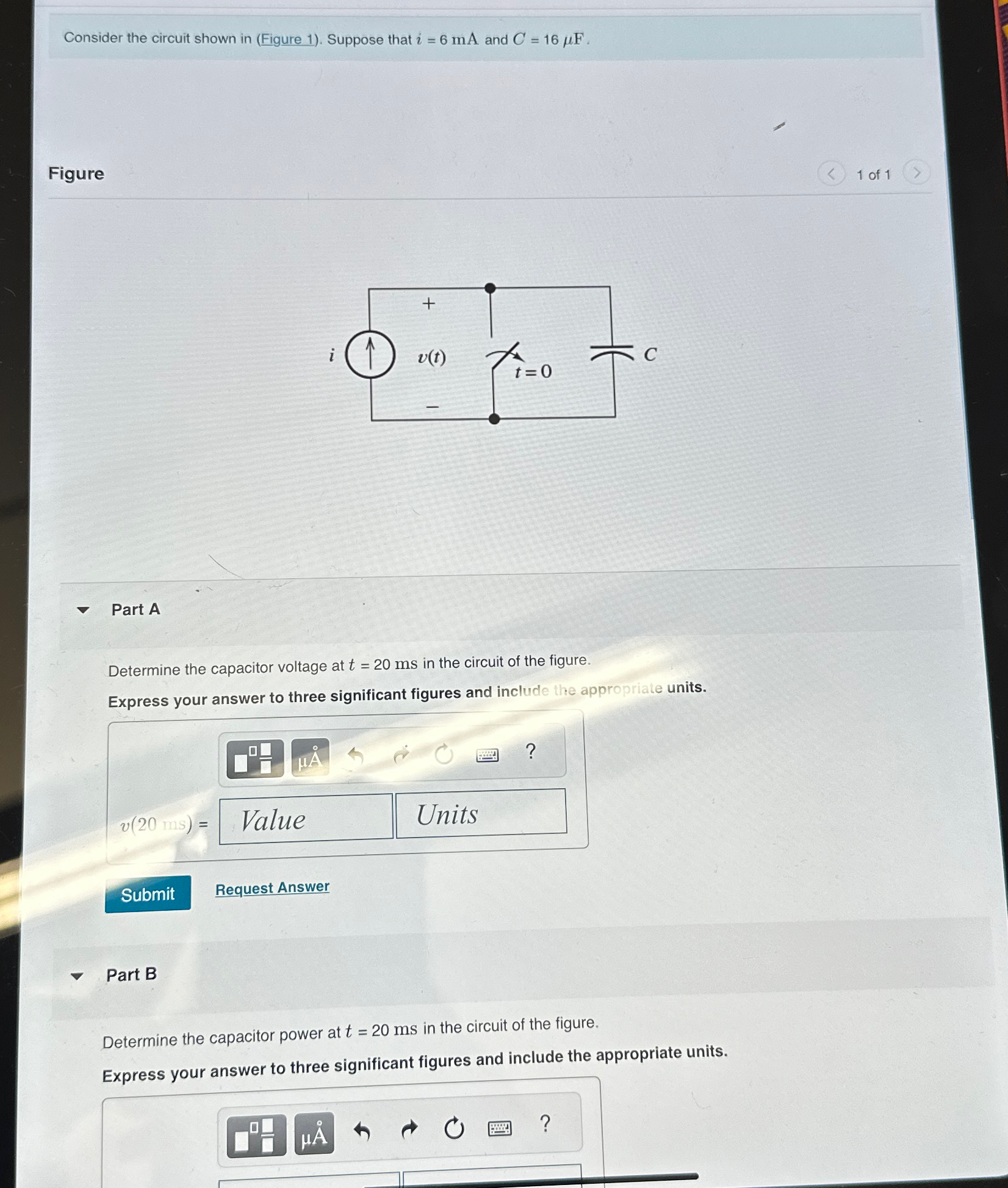 Solved Consider the circuit shown in (Figure 1). ﻿Suppose | Chegg.com