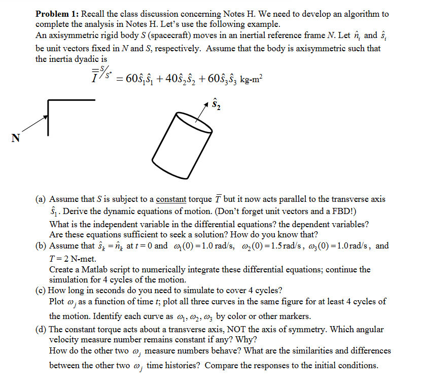 Problem 1: Recall the class discussion concerning | Chegg.com