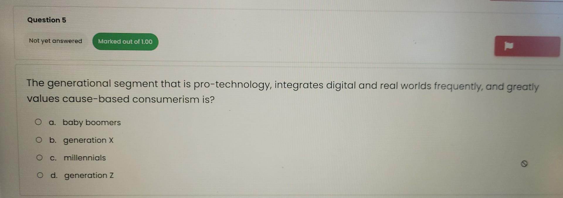 Solved The process of dividing a market into distinct groups | Chegg.com