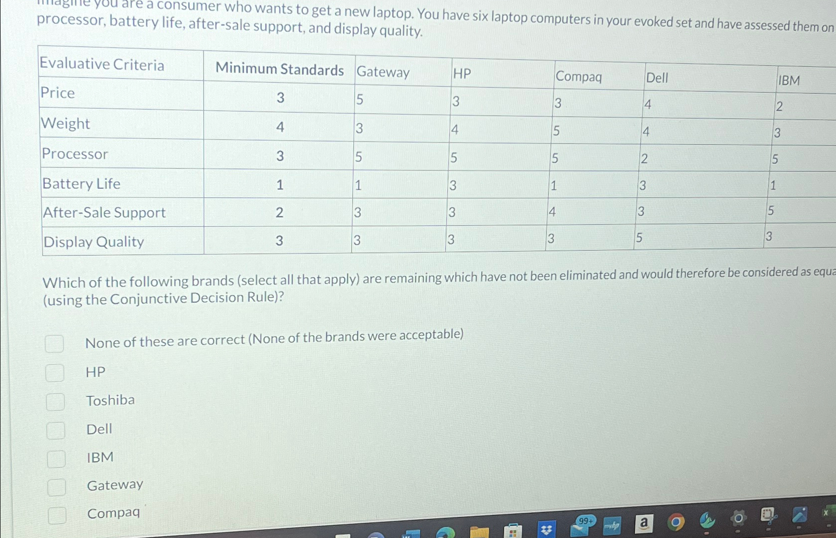 Solved processor, bat a consumer who wants to get a new | Chegg.com