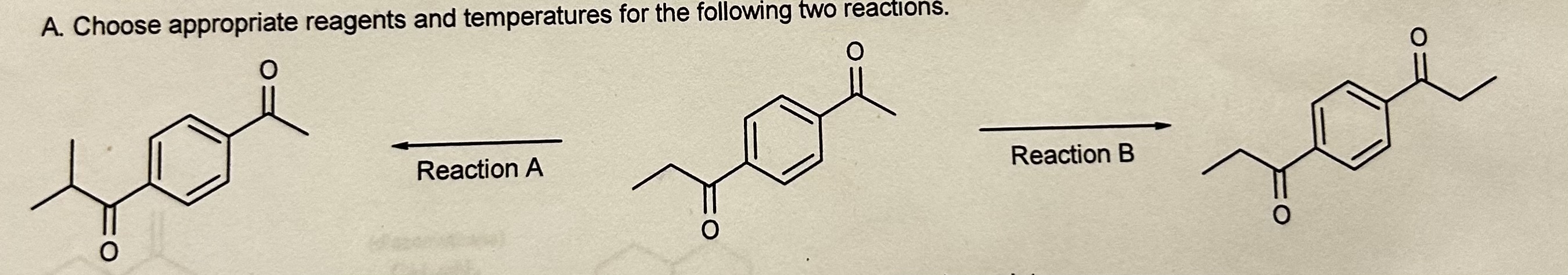 Solved The following two reactions can be accomplished via | Chegg.com