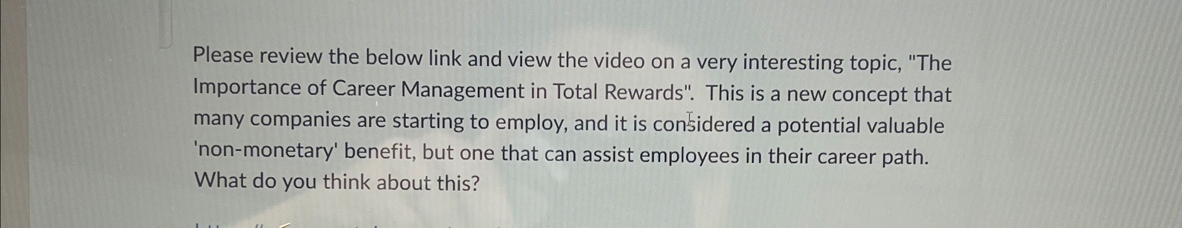 Solved Please review the below link and view the video on a | Chegg.com