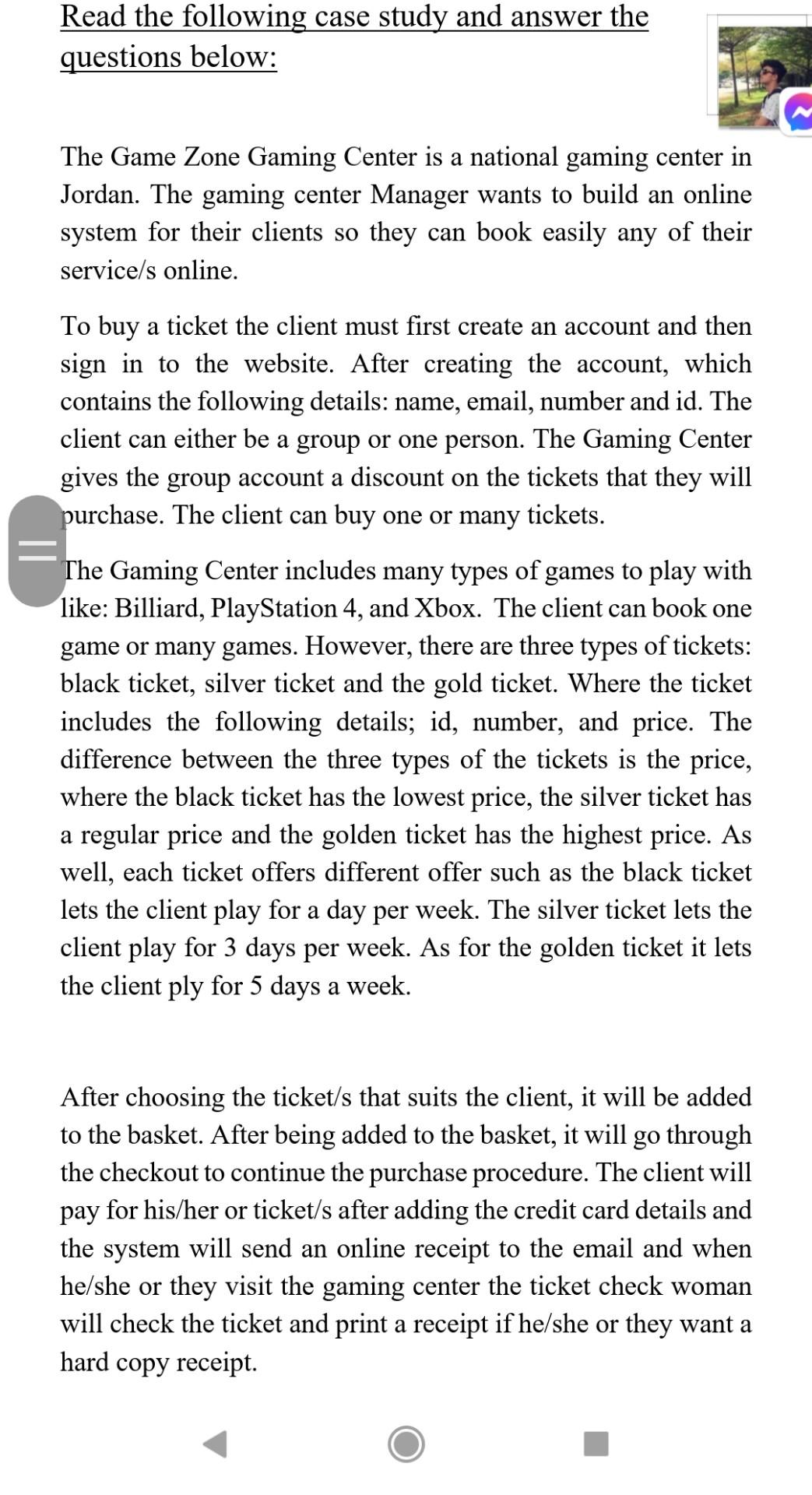 Solved Question 2) On your PC Using Visual Paradigm Tool, | Chegg.com