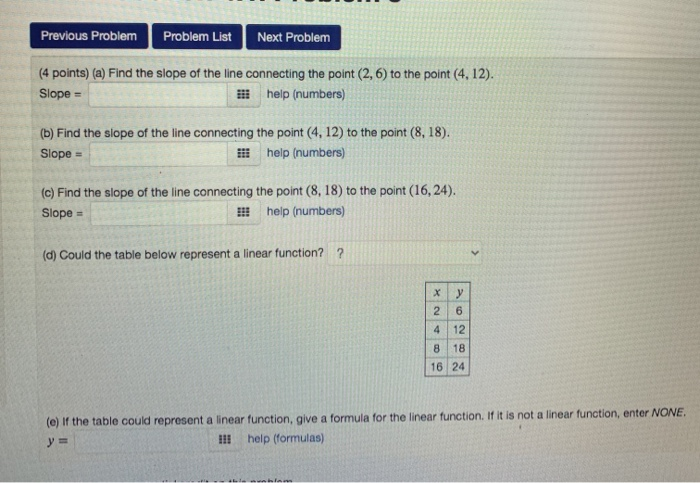 Solved HW04 Section 4.1: Problem 1 Previous Problem Problem | Chegg.com