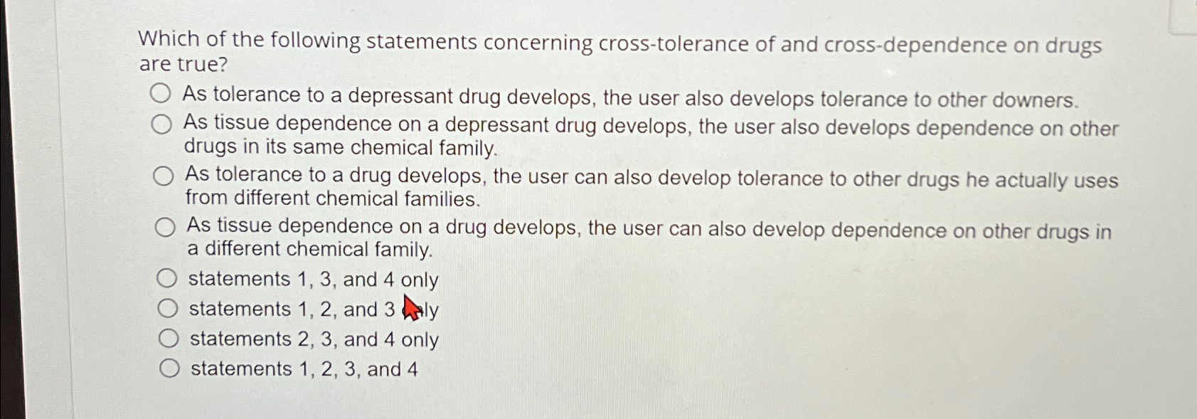 Solved Which of the following statements concerning | Chegg.com