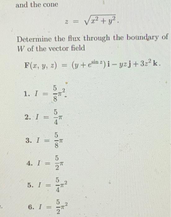 Solved The solid W shown in consists of all points enclosed | Chegg.com