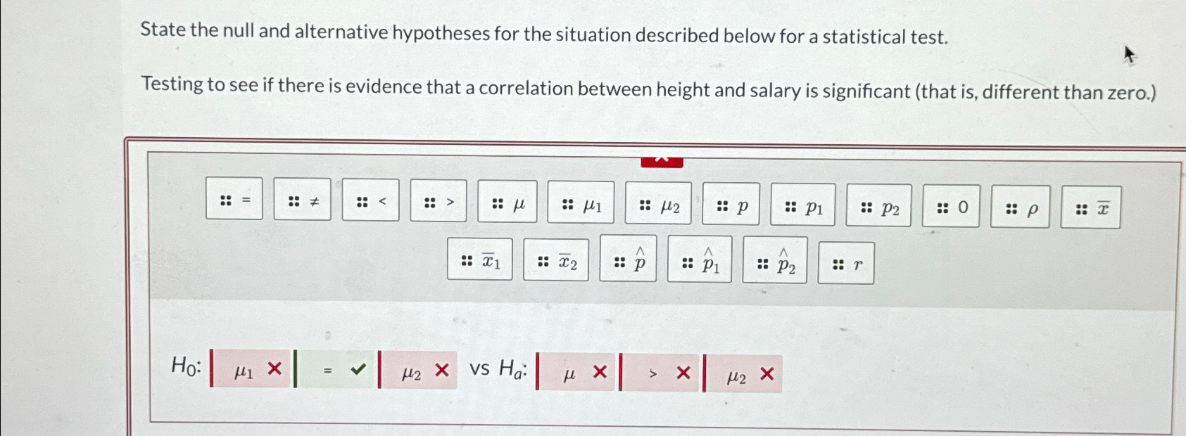 Solved State the null and alternative hypotheses for the | Chegg.com