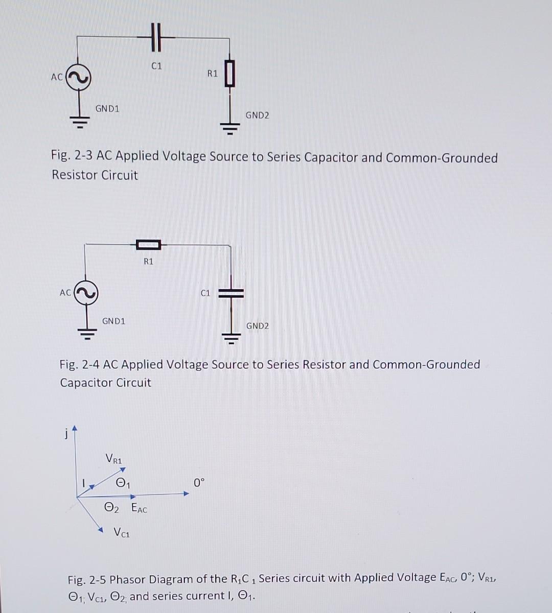 Solved RC Series Circuit Measurements: Voltage, Current, and | Chegg.com