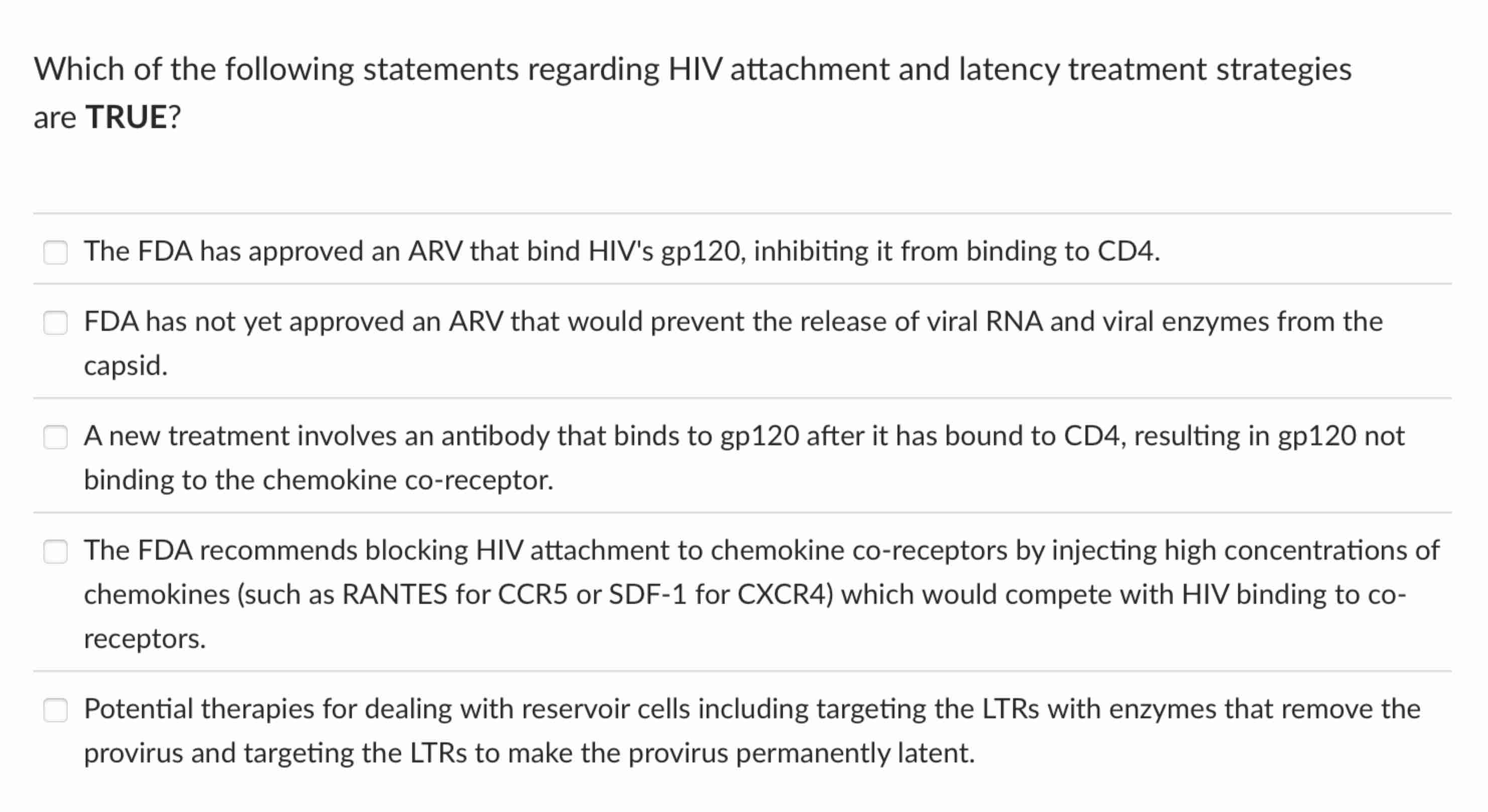 Solved Which of the following statements regarding HIV | Chegg.com