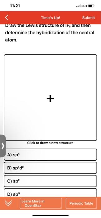 Solved Draw the Lewis structure of I5 and then determine the | Chegg.com