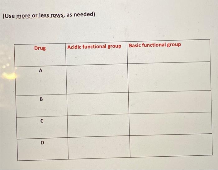 Solved Problem 3. For each structure, identify the acidic | Chegg.com