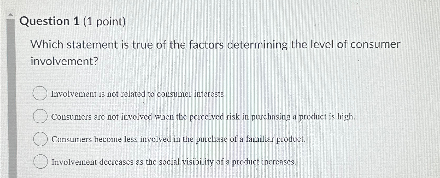 Solved Question 1 1 ﻿pointwhich Statement Is True Of The 