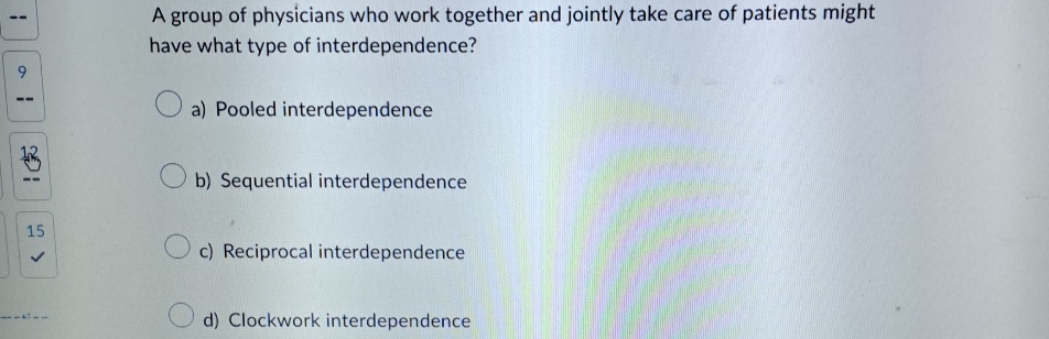 Solved A group of physicians who work together and jointly | Chegg.com