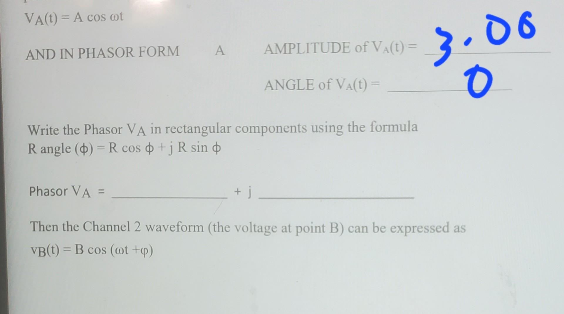 Solved Amplitude =3 V Period =800μs5 Frequency =1.250KH2 | Chegg.com