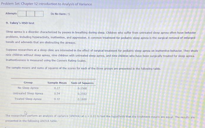 Solved Problem Set: Chapter 12 Introduction to Analysis of | Chegg.com