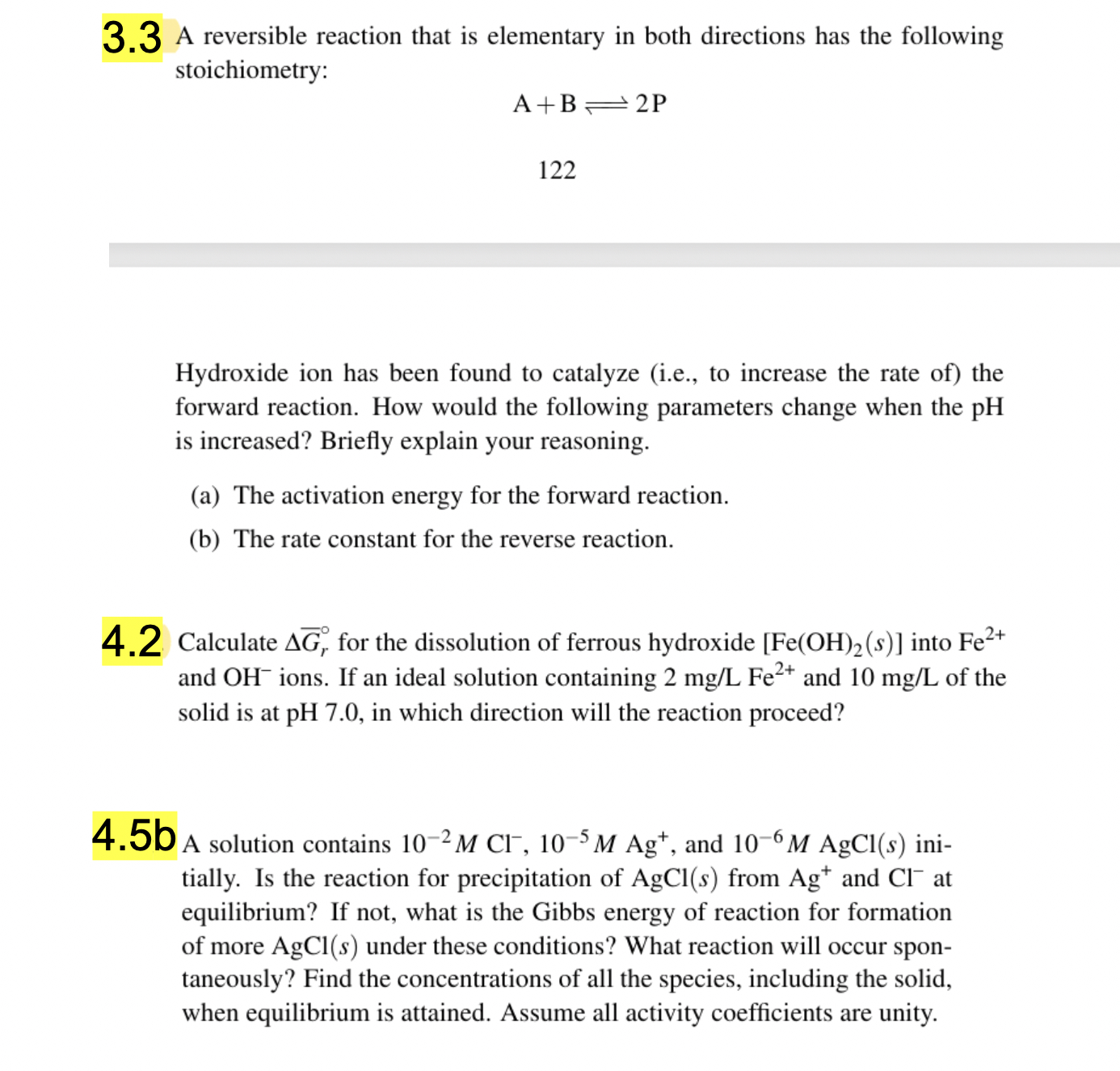 Solved 4.56 ﻿a solution contains 10-2MCl-,10-5MAg+, ﻿and | Chegg.com