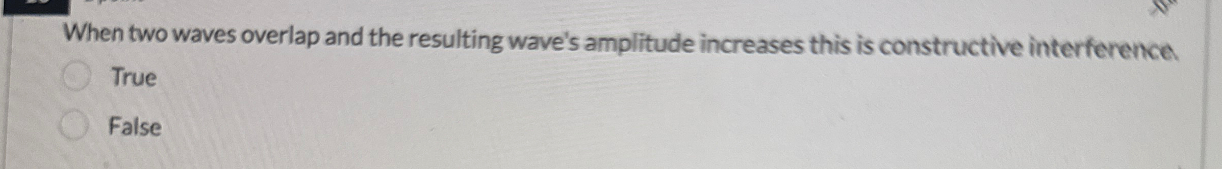 Solved When two waves overlap and the resulting wave's | Chegg.com