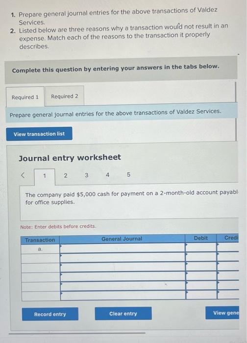Solved Exercise 2-15 (Algo) Analyzing and journalizing | Chegg.com