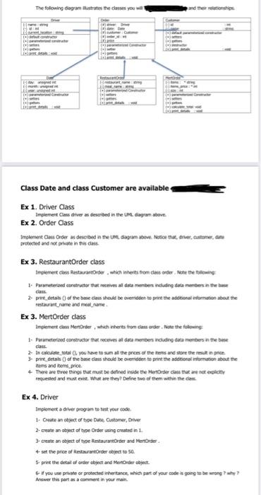 Solved - Do all exercises (full solution).- Write code using | Chegg.com