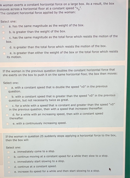 Solved: A Woman Exerts A Constant Horizontal Force On A La... | Chegg.com Solved: A Woman Exerts A Constant Horizontal Force On A La... | Chegg.com