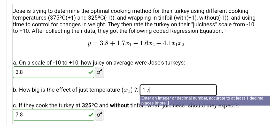 Solved Jose is trying to determine the optimal cooking | Chegg.com
