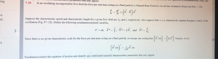 Solved 7-23 In Chap 4, we defined the material acceleration, | Chegg.com