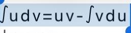 Solved ∫﻿﻿udv=uv-∫﻿﻿vducan you explain why integral has such | Chegg.com