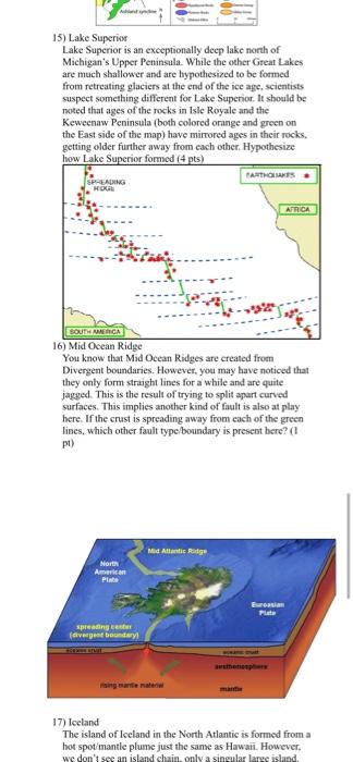 Solved Lab 7-Plate tectonics GEOL 1121 Name This lab covers | Chegg.com