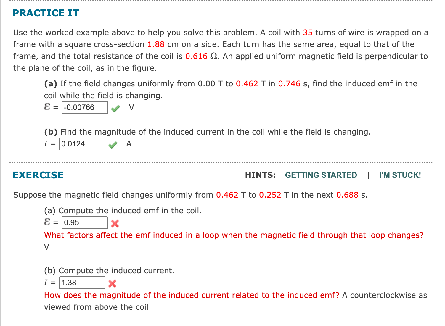 Solved EXERCISEHINTS: GETTING STARTED I I'M STUCK!Suppose | Chegg.com