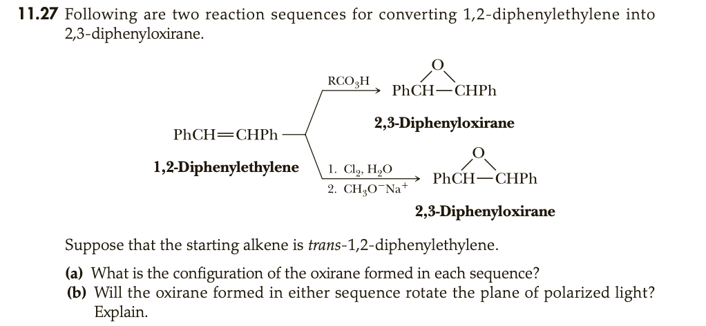 Solved 11.27 ﻿Following are two reaction sequences for | Chegg.com