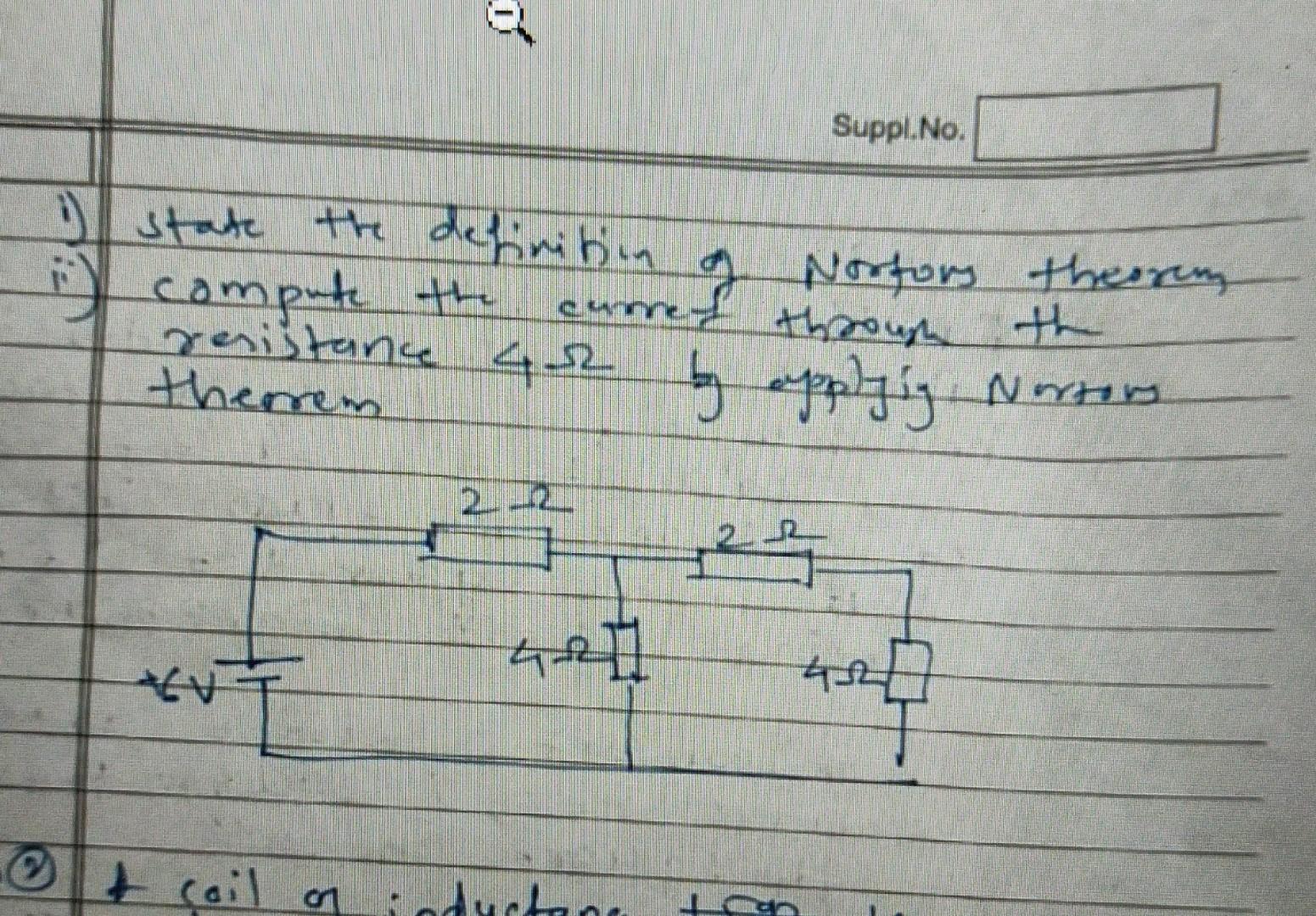 Solved i) State the definitin of Norfors theorem ii) compute | Chegg.com