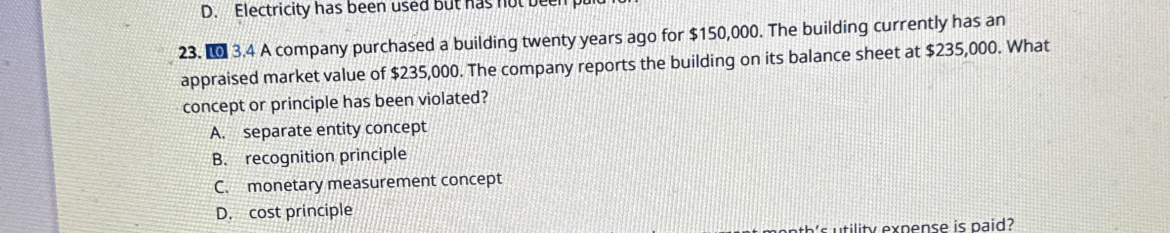 Solved 51 3.4 ﻿A company purchased a building twenty years | Chegg.com