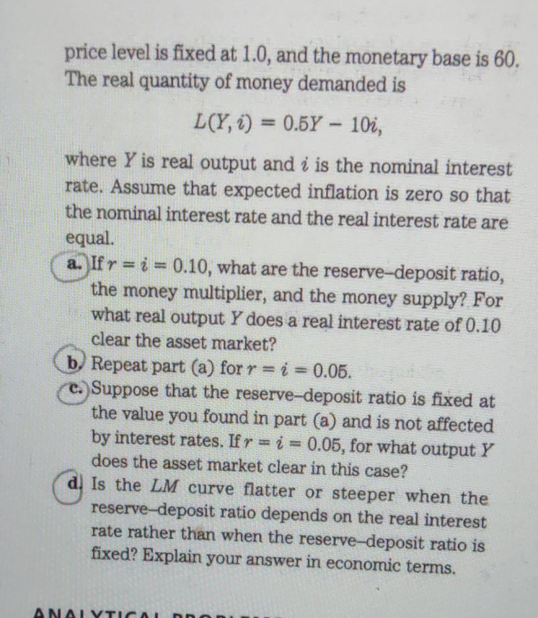 Solved 3. When the real interest rate increases, banks have | Chegg.com