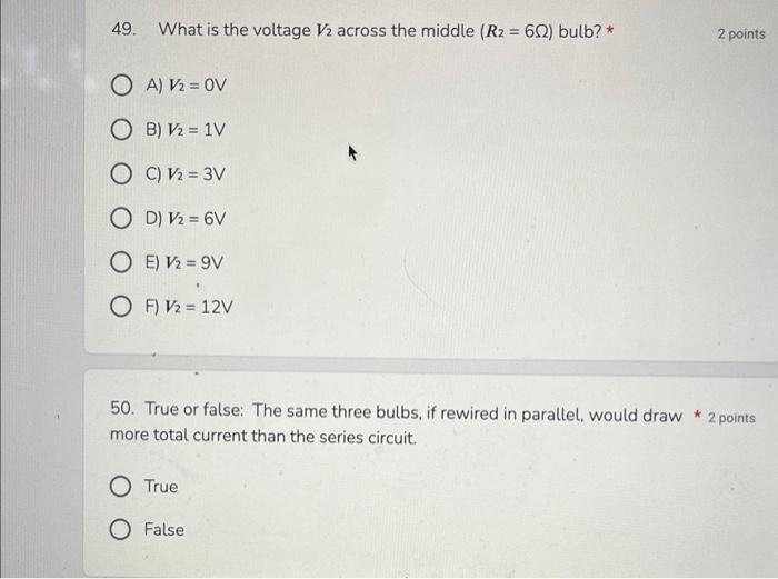 Solved The series circuit shown is built using an 30 -volt | Chegg.com
