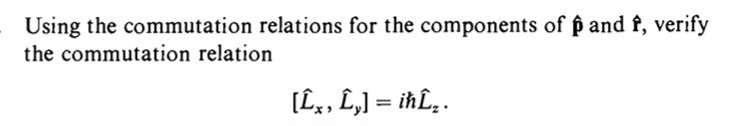 Using the commutation relations for the components of | Chegg.com