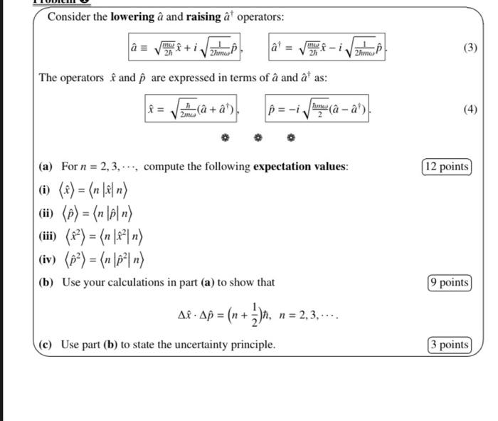 Solved Consider the lowering & and raising at operators: mi | Chegg.com