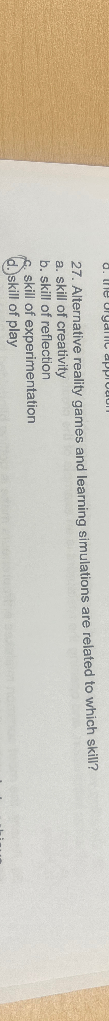 Solved Alternative reality games and learning simulations | Chegg.com