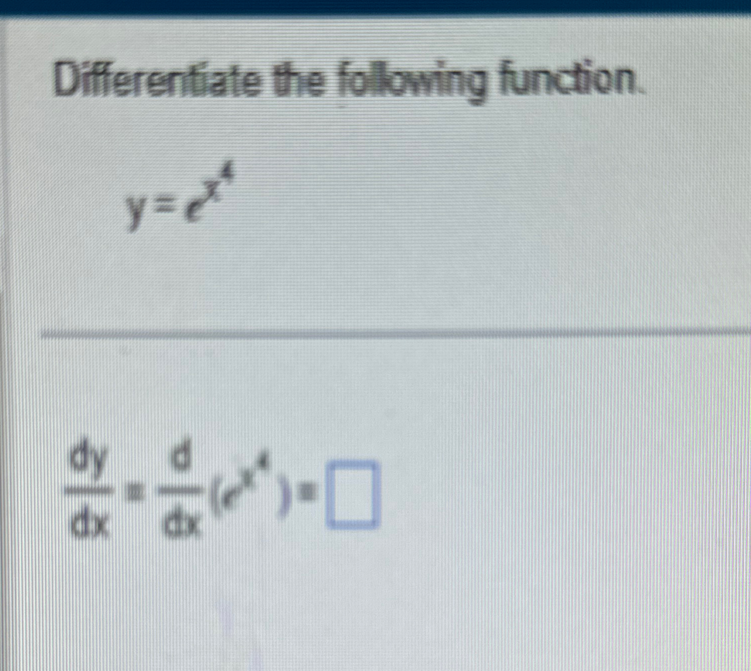 Solved Differentiate the following | Chegg.com