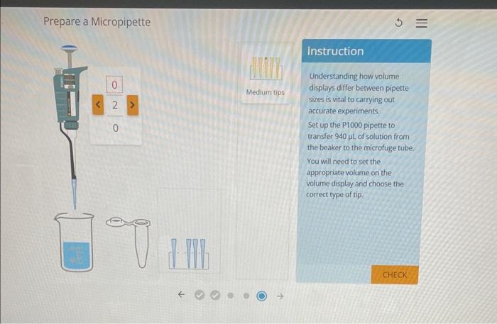 Solved Prepare a Micropipette Instruction Understanding how | Chegg.com