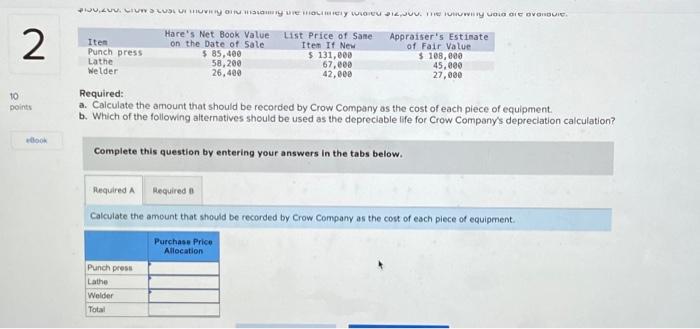 Solved 2 10 points eBook Exercise 6-10 (Static) Basket | Chegg.com