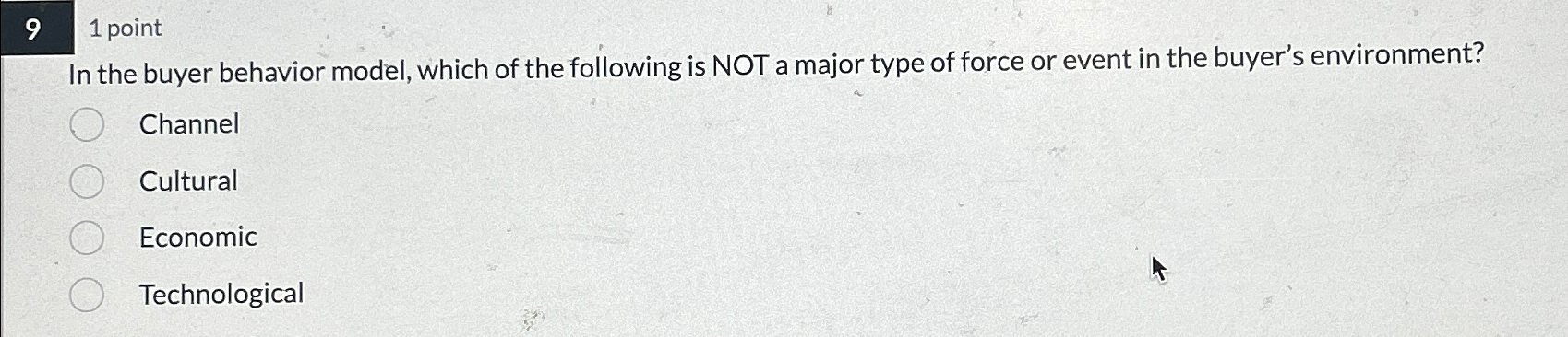 Solved 91 ﻿pointIn the buyer behavior model, which of the | Chegg.com