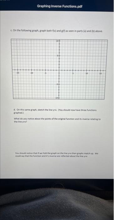 Solved 1a. On a piece of graph paper, or the graph below, | Chegg.com